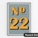 Personalised House Number Print, Bold New Home, Gift, Classic ...