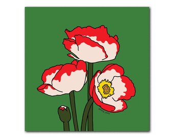 Red Square Art | Etsy