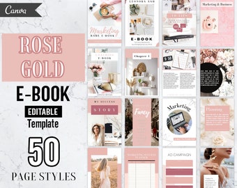 Pink Ebook Template - Etsy