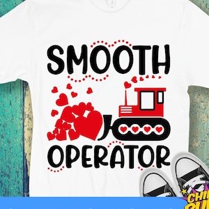 Boy Valentines SVG Smooth Operator SVG Construction | Etsy