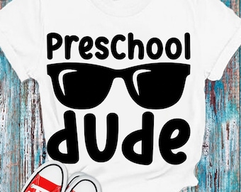 Preschool Dude Svg - Etsy