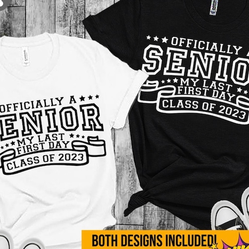 Officially a Senior My Last First Day Svg Last First Day - Etsy