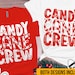 Candy Cane Crew SVG PNG: Christmas T-shirt Design (digital Download) - Etsy