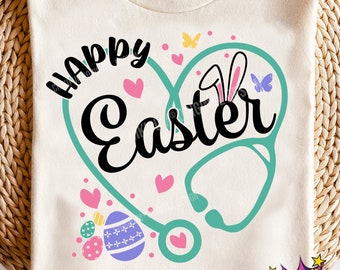 Easter Stethoscope Svg, Easter Egg Stethoscope Svg, Easter Bunny ...
