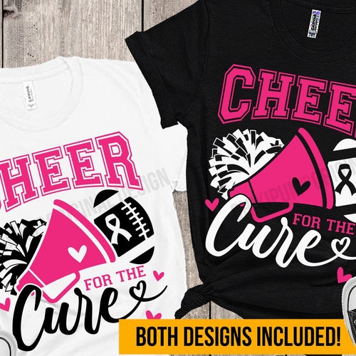 Cheer for the Cure Svg Png Dxf Eps Breast Cancer Awareness - Etsy