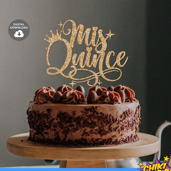 Quinceanera Cake Topper - Etsy