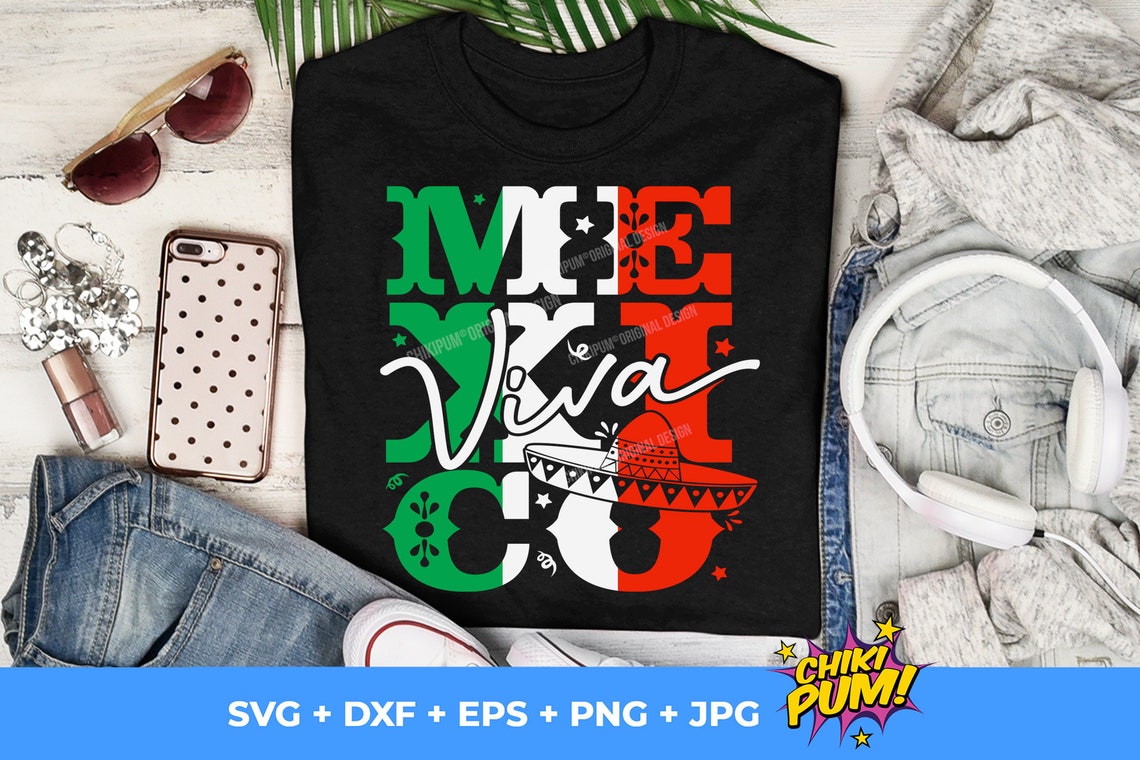 Viva Mexico Svg Mexico Flag Svg Mexico Svg Independencia De - Etsy