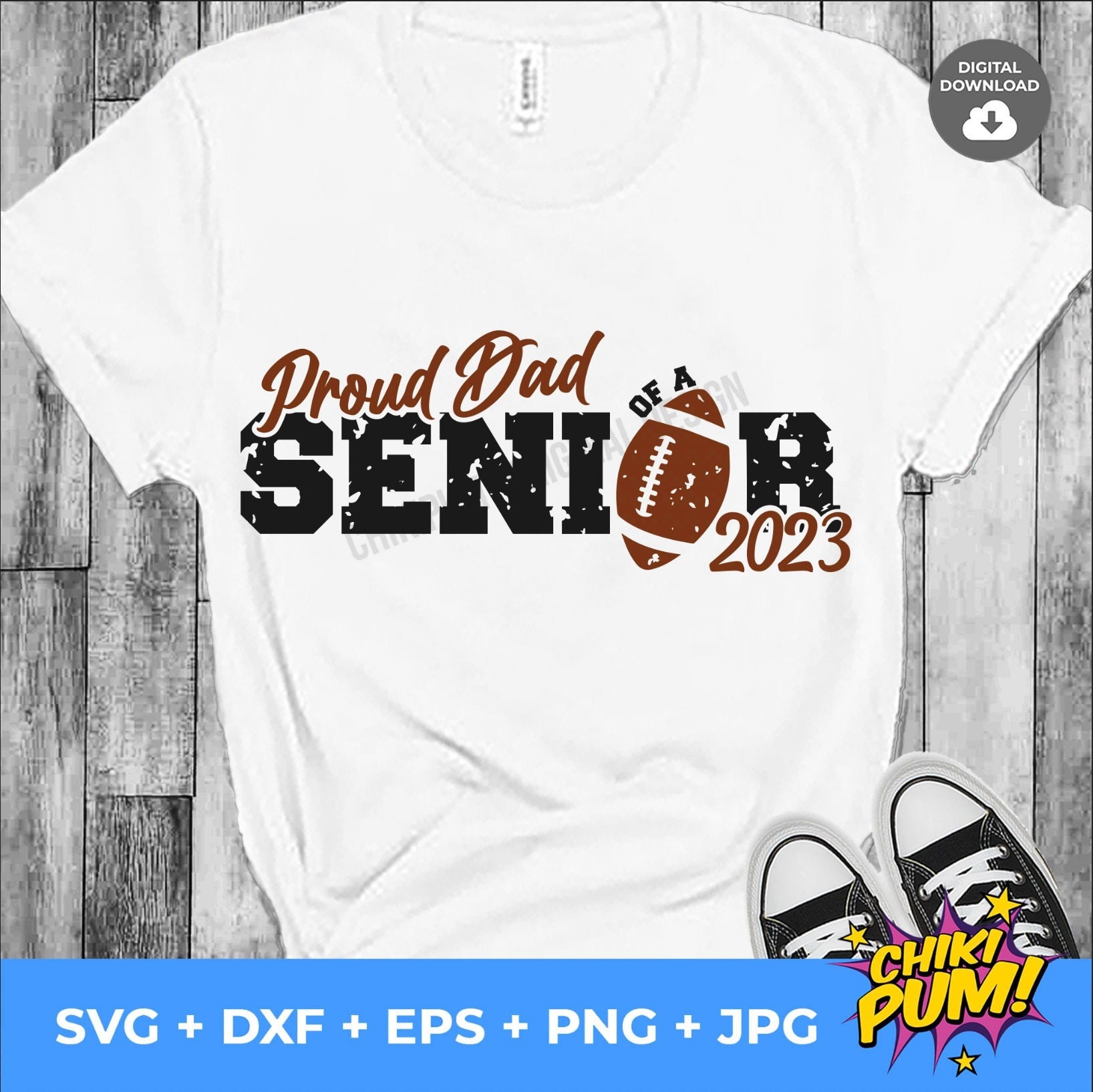 Senior football dad 2023 svg - Etsy.de