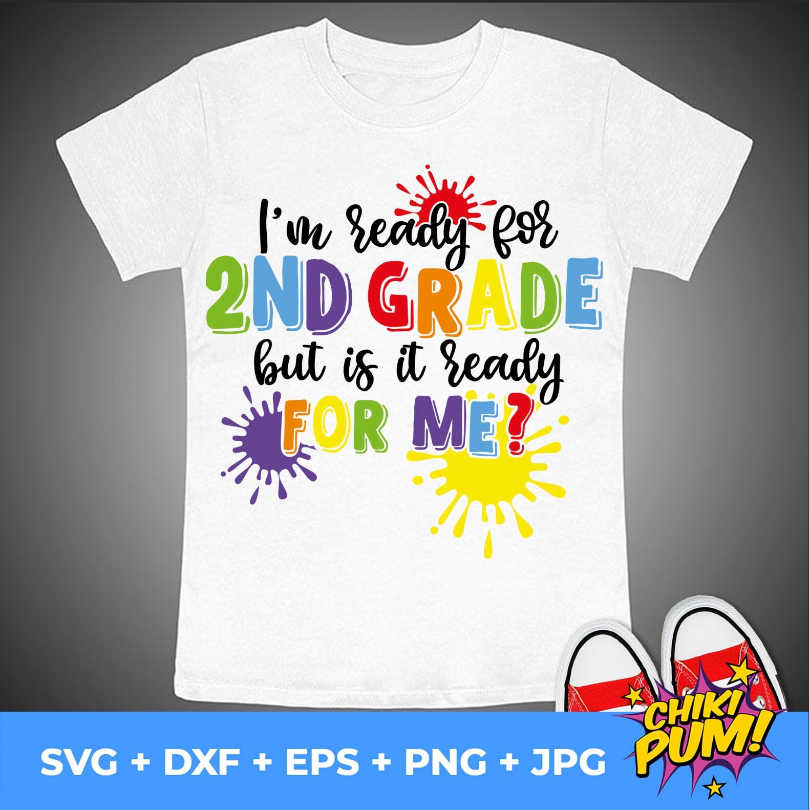 I'm Ready for Second Grade but is It Ready for Me Svg 2nd - Etsy