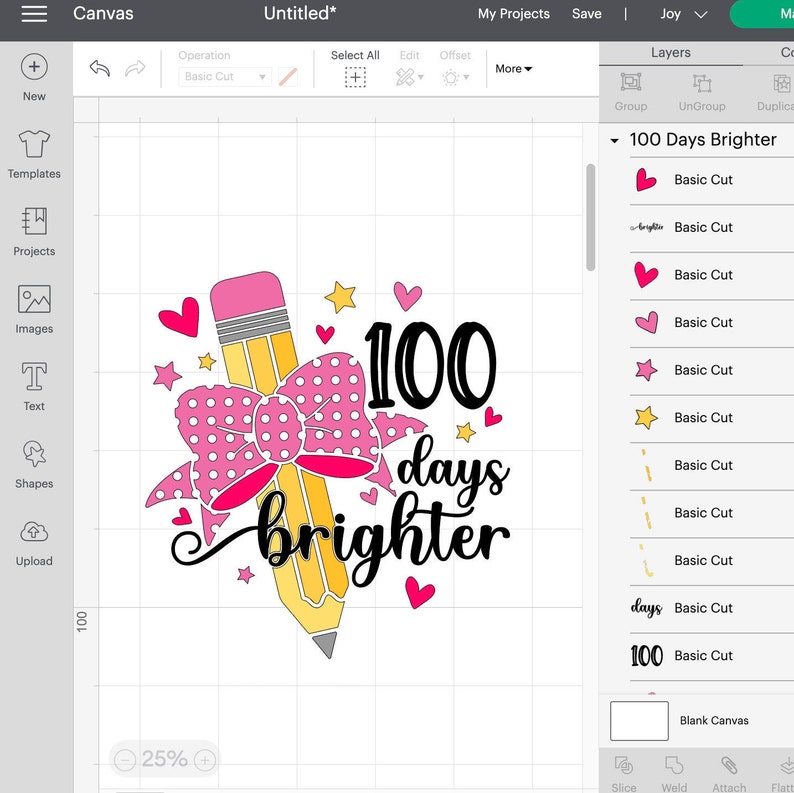 100 Days Brighter SVG 100 Days of School SVG 100th Day of - Etsy