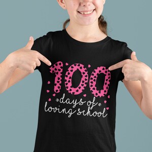 100 Days of School T-shirt Design: SVG, PNG, Cricut, Silhouette ...