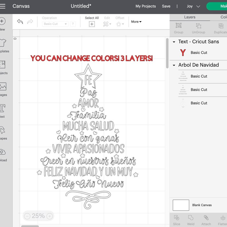 Spanish Christmas SVG Feliz Navidad Svg Spanish SVG Navidad | Etsy