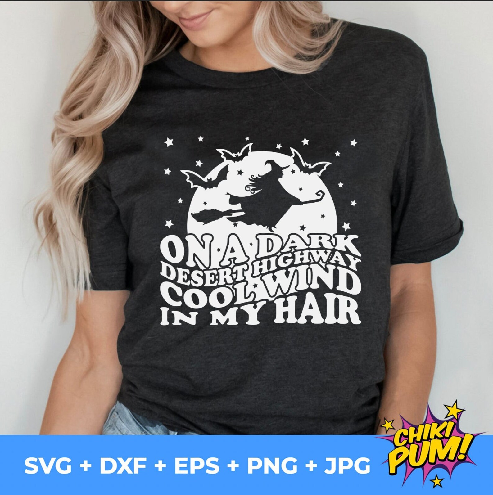 On A Dark Desert Highway Cool Wind in My Hair Svg Png Eps - Etsy