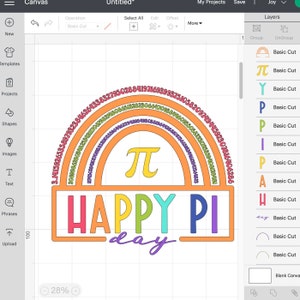 Happy Pi Day SVG, Rainbow SVG, Math Teachers Svg, Math, Teacher Shirt ...