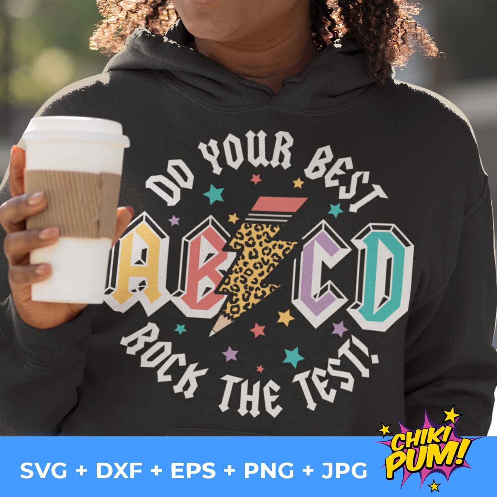 ABCD Rock the Test SVG Png, Teacher Shirt SVG Png, Its Test Day Yall ...