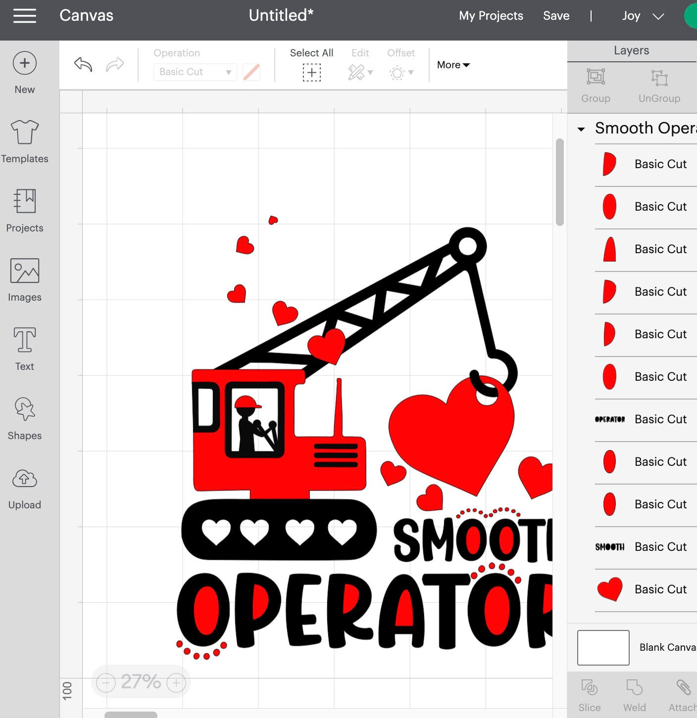 Boy Valentines SVG Smooth Operator SVG Construction - Etsy