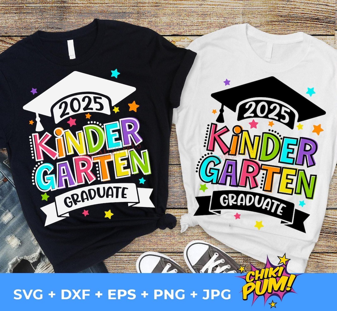 Kindergarten Graduate SVG, Kindergarten Graduation SVG, Kinder Grad ...
