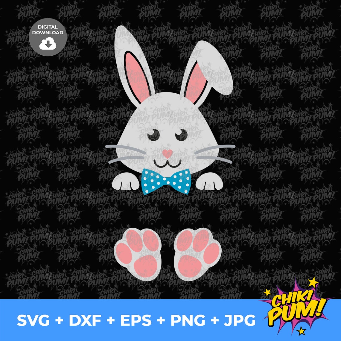 Easter Bunny Boy Easter Bunny Face SVG for Boys Happy Easter | Etsy