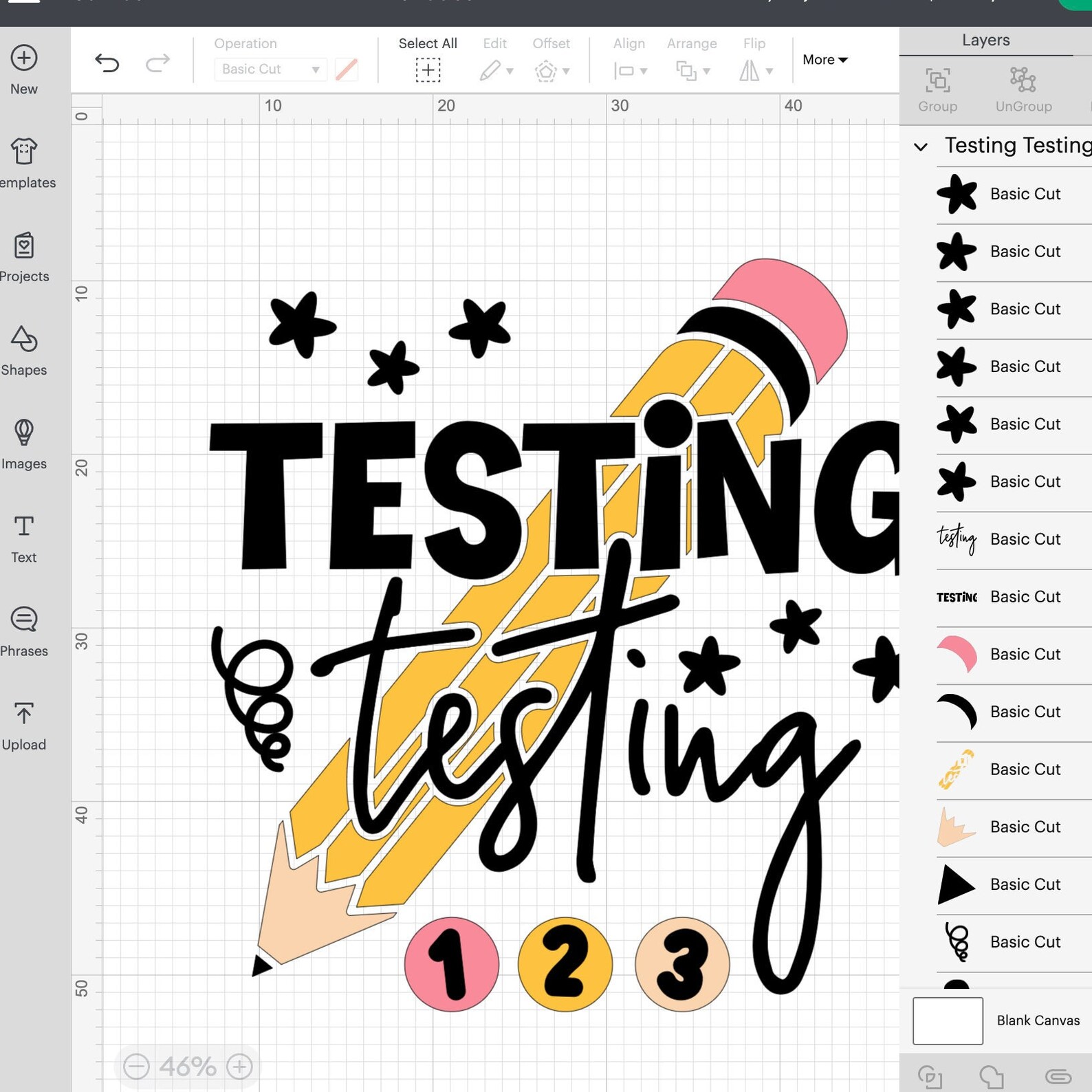 Testing Testing 123 SVG Funny Testing Day PNG Funny Teacher - Etsy