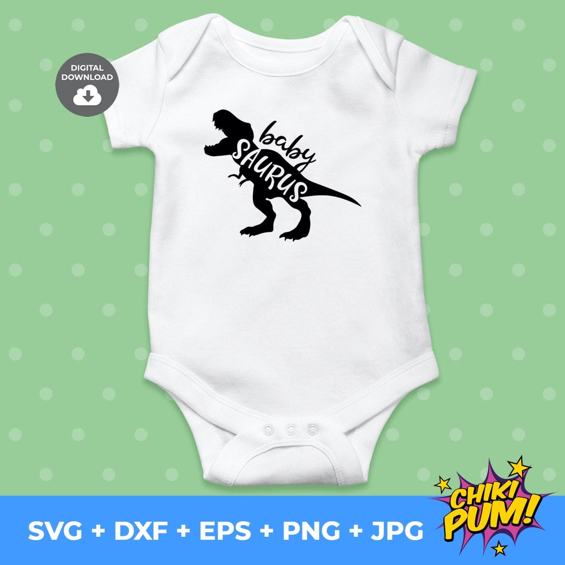 Baby Saurus Baby Saurus svg Dinosaur svg Cricut file | Etsy