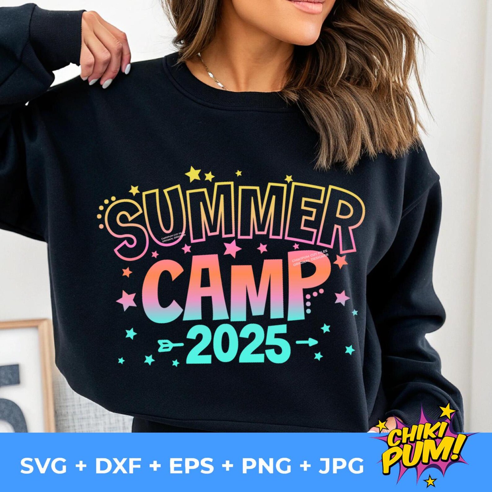 Summer Camp 2025 SVG PNG: T-shirt Cut Files (digital Download) - Etsy