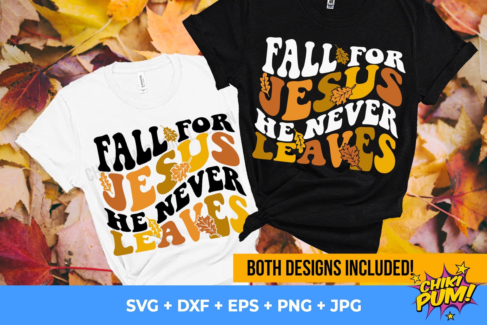 Fall for Jesus He Never Leaves Svg Autumn Vibes T-shirt - Etsy