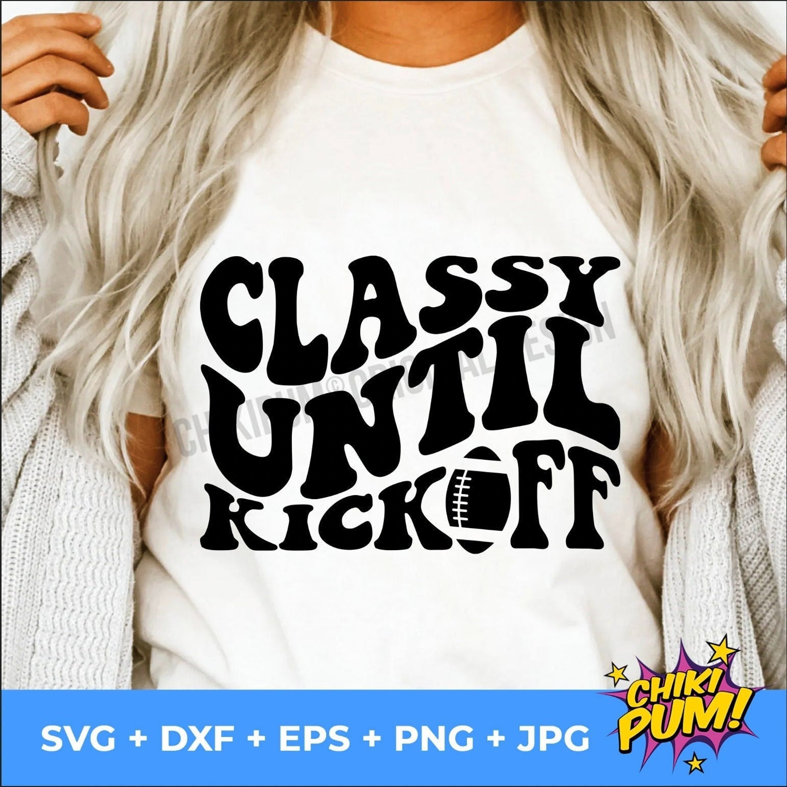 Classy Until Kickoff SVG Football SVG Football Game Day Svg - Etsy