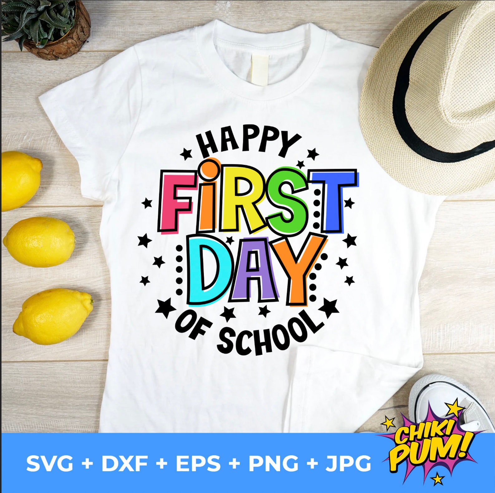 Happy First Day of School Svg, Back to School Svg, Teacher First Day ...