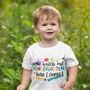 Watch Out Kindergarten Here I Come Svg, Kinder SVG File, First Day of ...