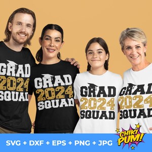 Grad Squad 2024 SVG Graduation Squad 2024 SVG Grad 2024 SVG - Etsy France