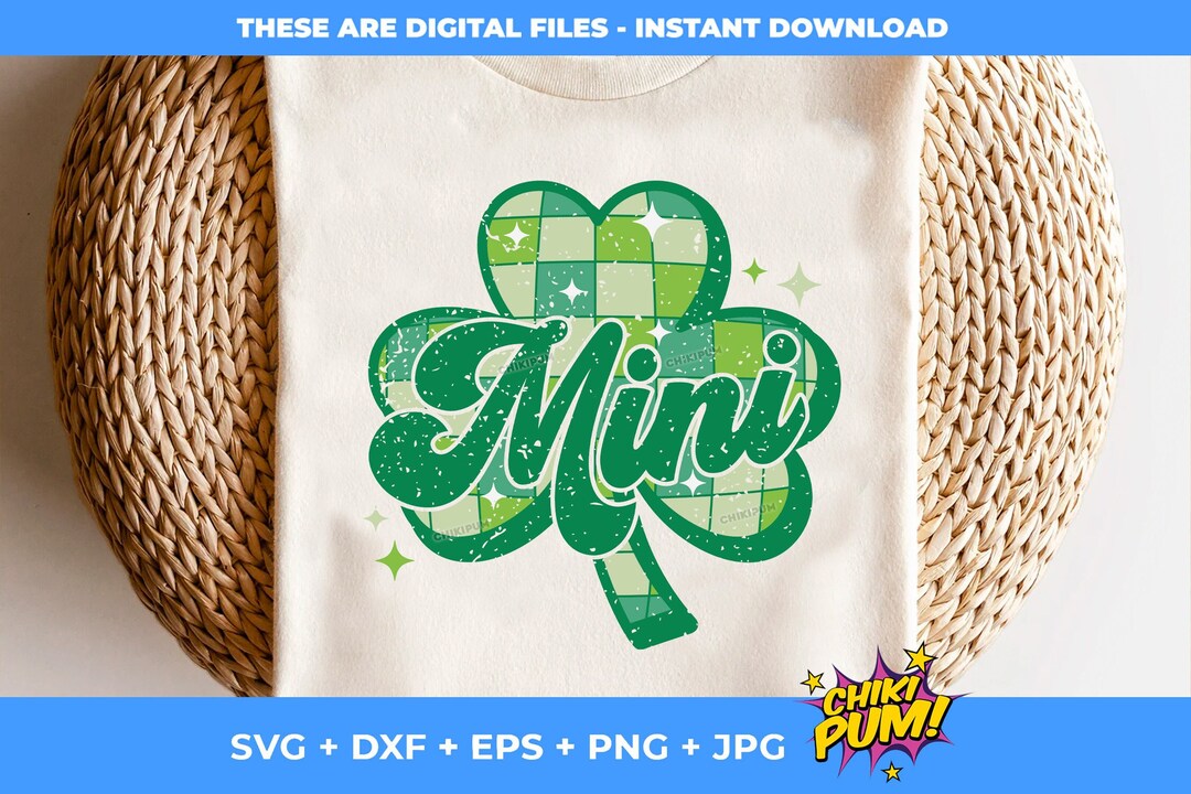 Mini Shamrock SVG Png, Mini Png, St Patrick’s Day Svg, Lucky Mini Svg ...