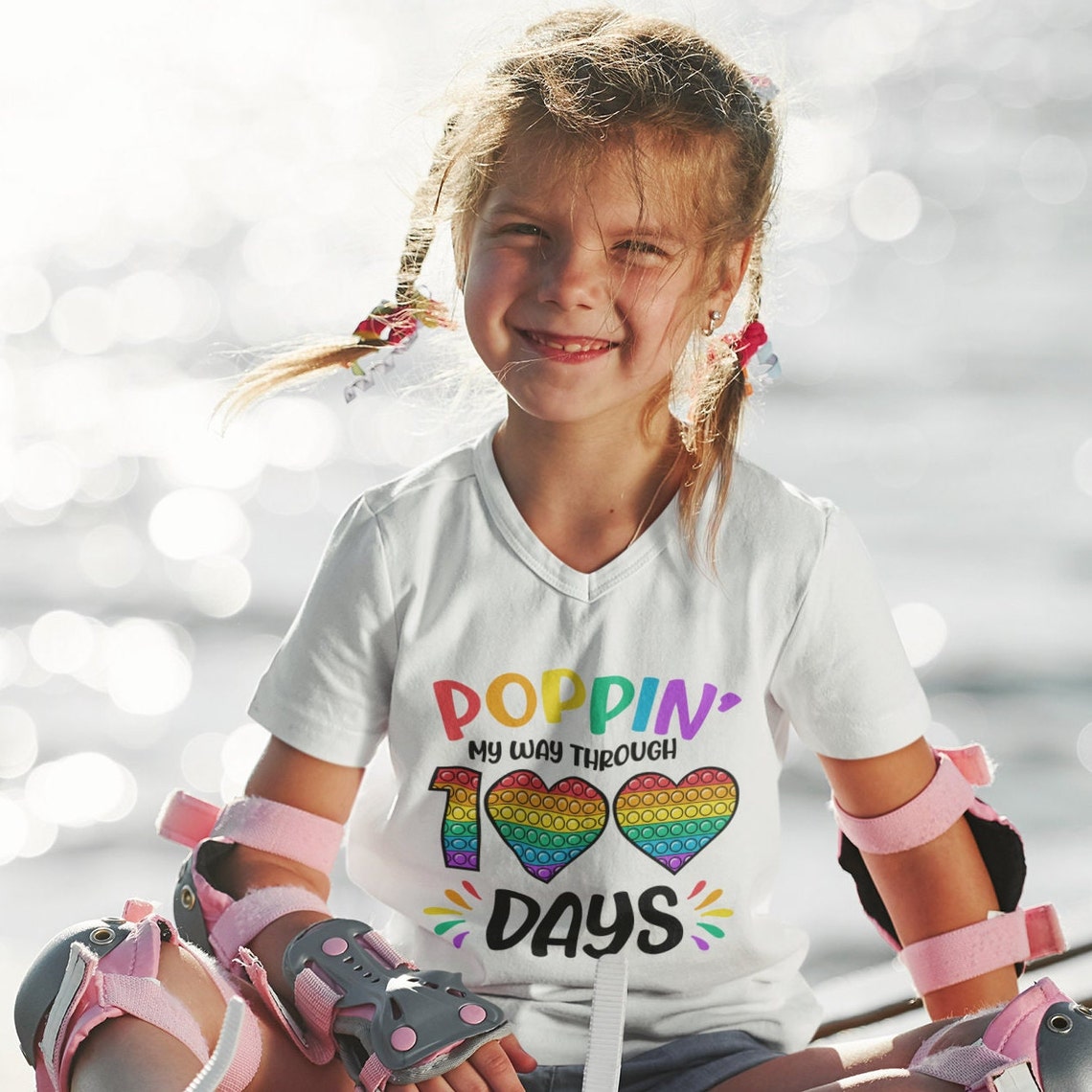 Poppin' My Way Through 100 Days of School SVG 100th Day | Etsy