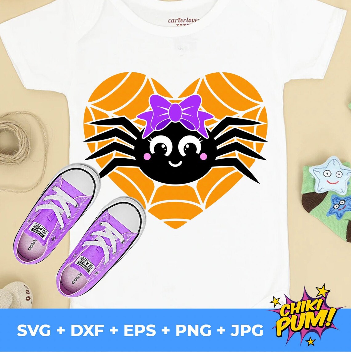 Girl Spider Svg Cute Spider With Bow Svg Halloween Girl Svg - Etsy