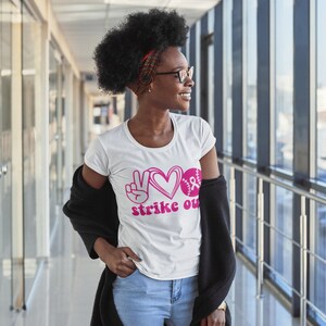 Strike Out SVG, Breast Cancer SVG, Baseball SVG, Breast Cancer Month - Etsy