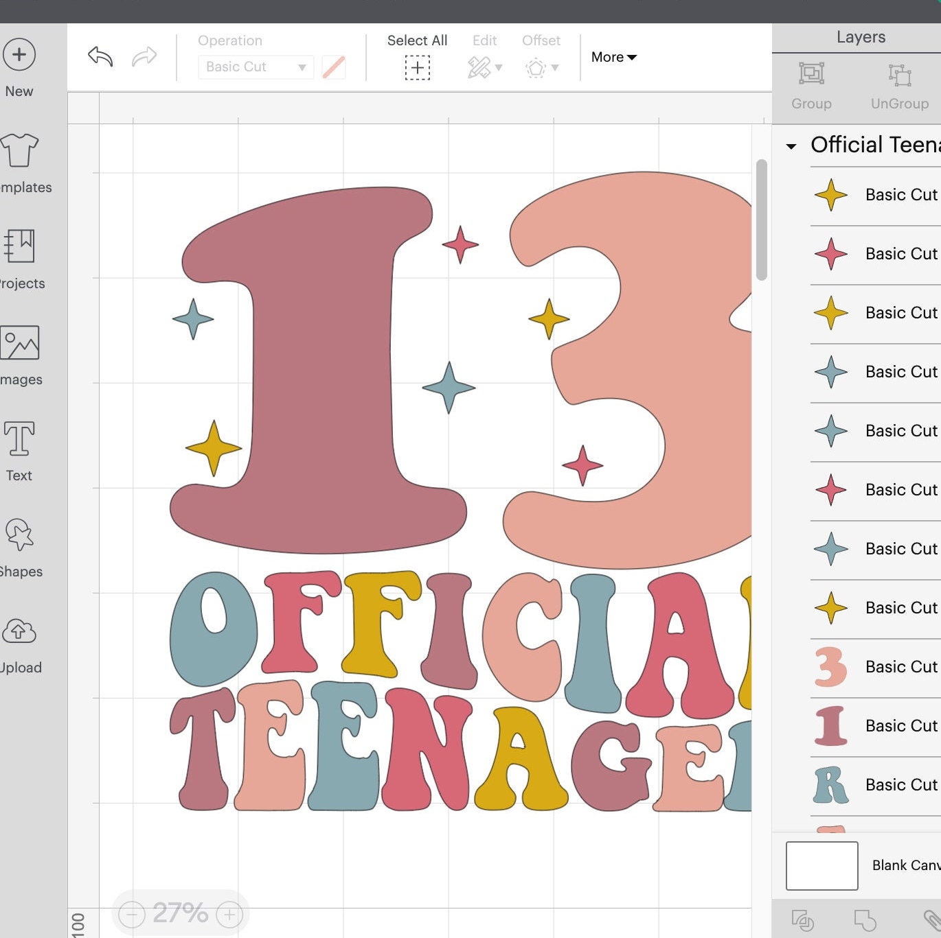 Official Teenager SVG 13th Birthday SVG Retro Svg Thirteen | Etsy