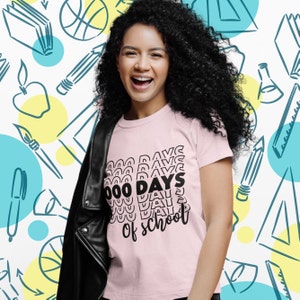 1000 Days of School, 1000th Day of School, 5th Grade, Teacher Svg, Png ...