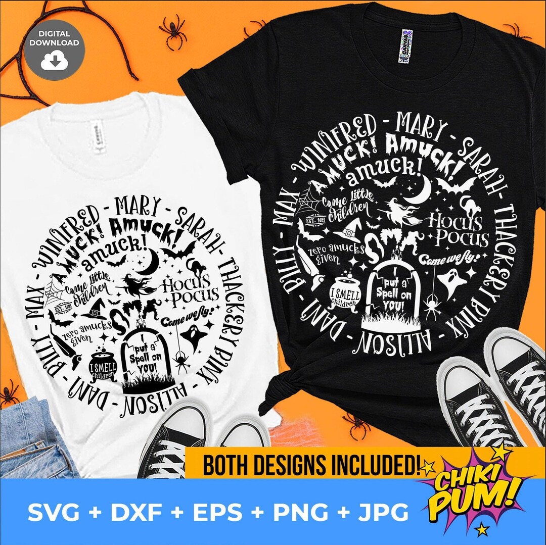Hocus Pocus Collage SVG, Hocus Pocus SVG, Sanderson Sisters SVG ...