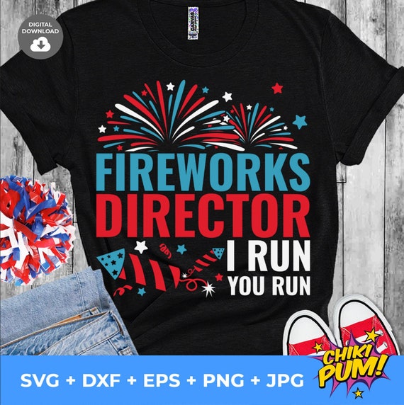 Fireworks Director SVG 4th of July Svg Independence Day Svg | Etsy