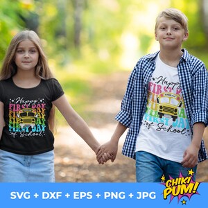 Happy First Day of School Svg, Welcome Back to School Svg, Back to ...