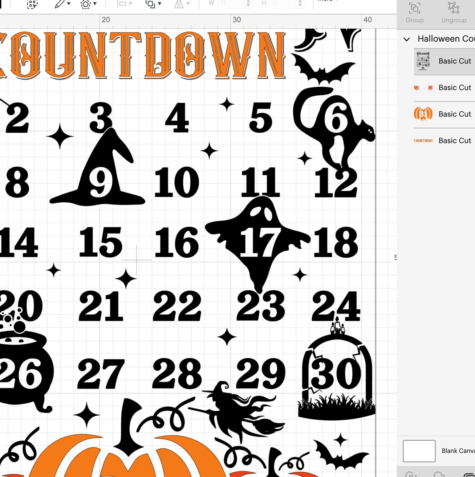Halloween Countdown Sign Svg Halloween Sign SVG Halloween - Etsy