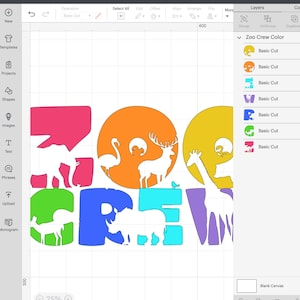 Zoo Crew SVG PNG: Safari Animals Clipart Cut Files Cricut (digital ...