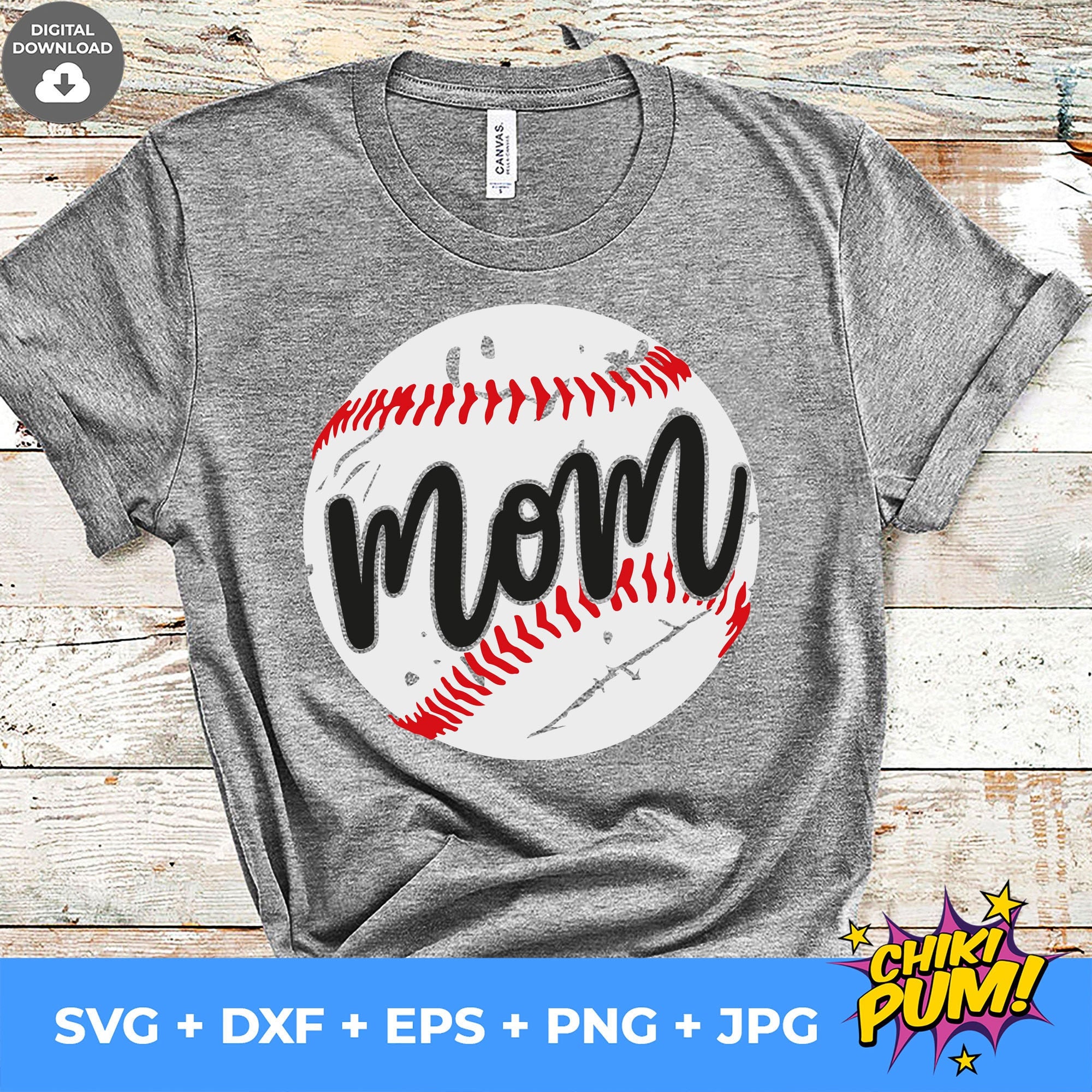 Baseball Mom SVG Baseball SVG Grunge Baseball Svg Baseball - Etsy