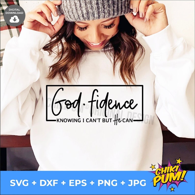 Godfidence Svg God Fidence Svg Cute Christian Svg Hand - Etsy