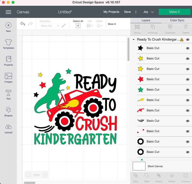 Ready to Crush Kindergarten SVG PNG: Monster Truck Dinosaur Cut Files ...