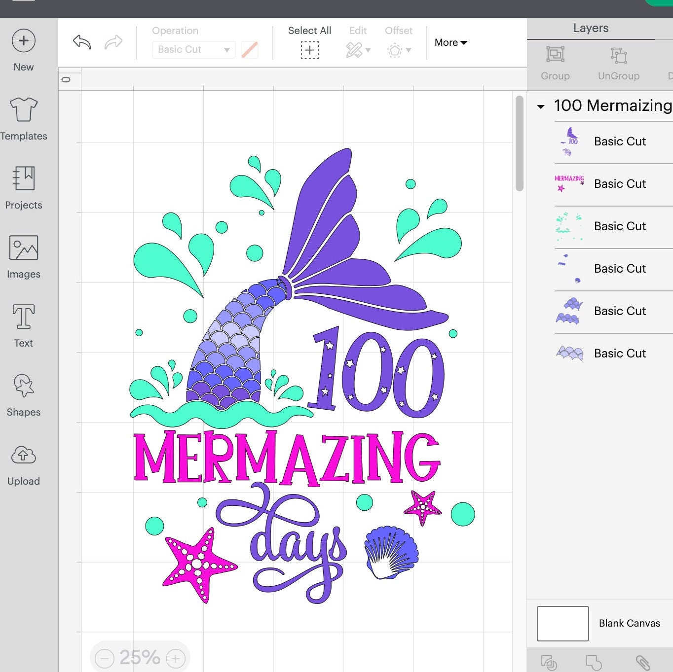 100 Mermazing Days Svg 100 Days of School Svg Mermaid Design | Etsy
