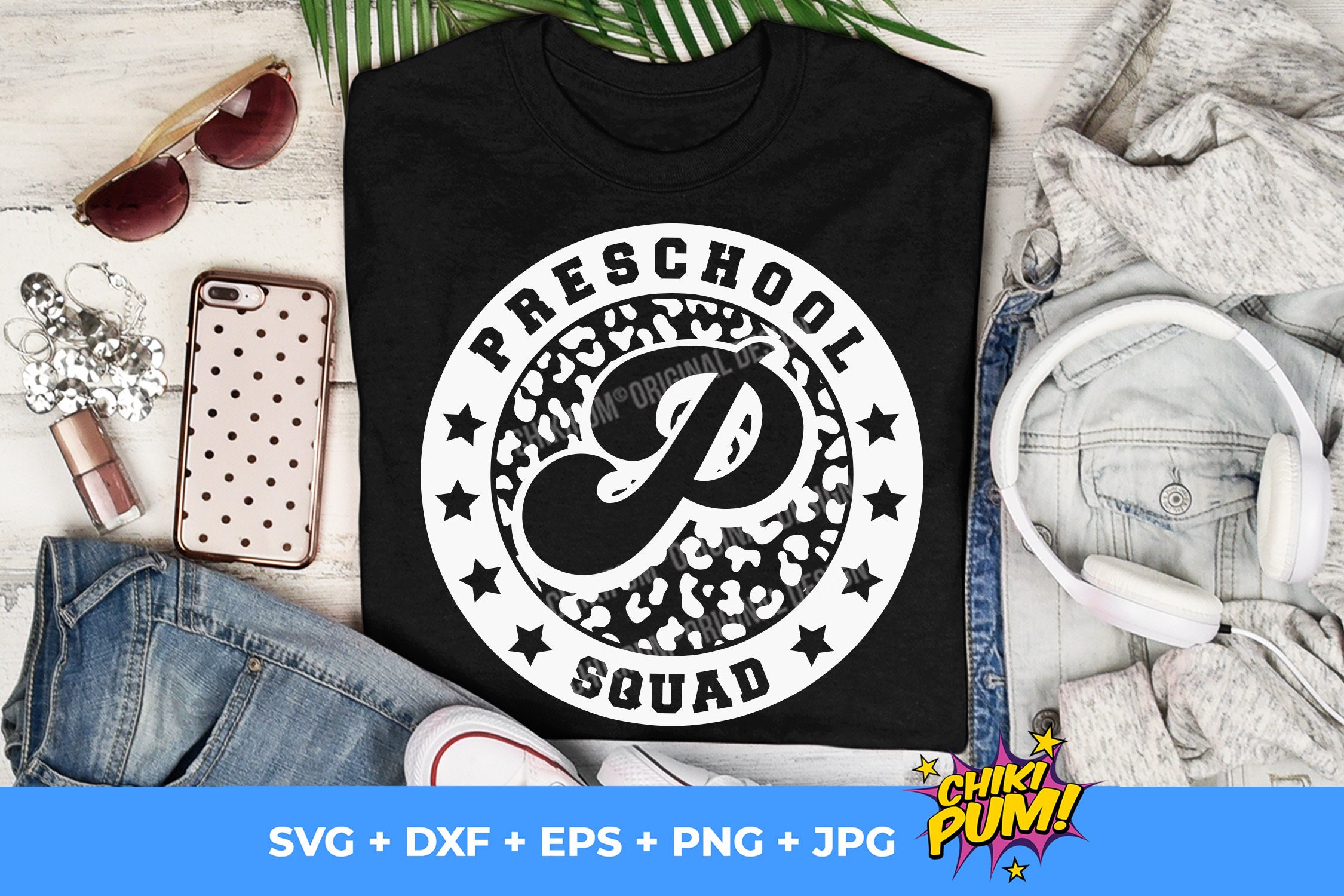 Preschool Squad Svg Preschool Squad Png Teacher Leopard Svg - Etsy