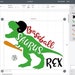 Baseball Saurus Rex SVG Dinosaur SVG Baseball Dinosaur Svg - Etsy