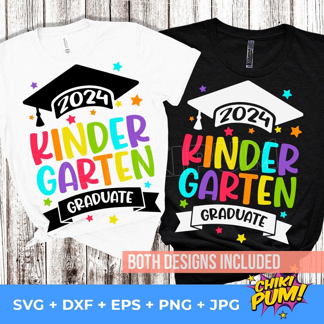 Kindergarten Graduate 2024 SVG, Kinder Graduate 2024 SVG, Kindergarten ...