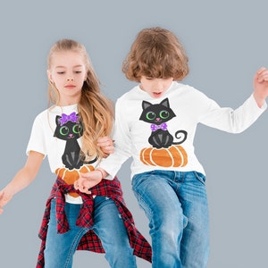 Cute Black Cat Svg, Halloween Boy Svg, Boy Cat Svg, Boys Monogram Svg ...