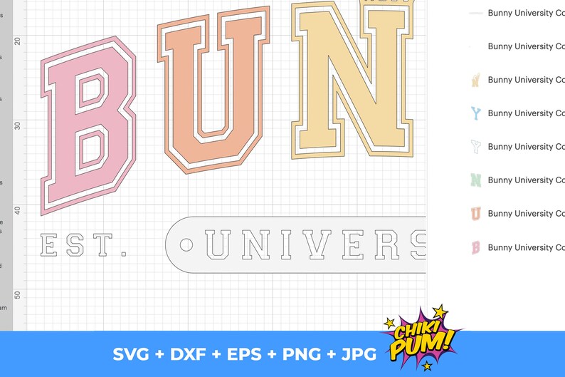 Bunny University Svg Bunny University Png Easter Svg Easter - Etsy